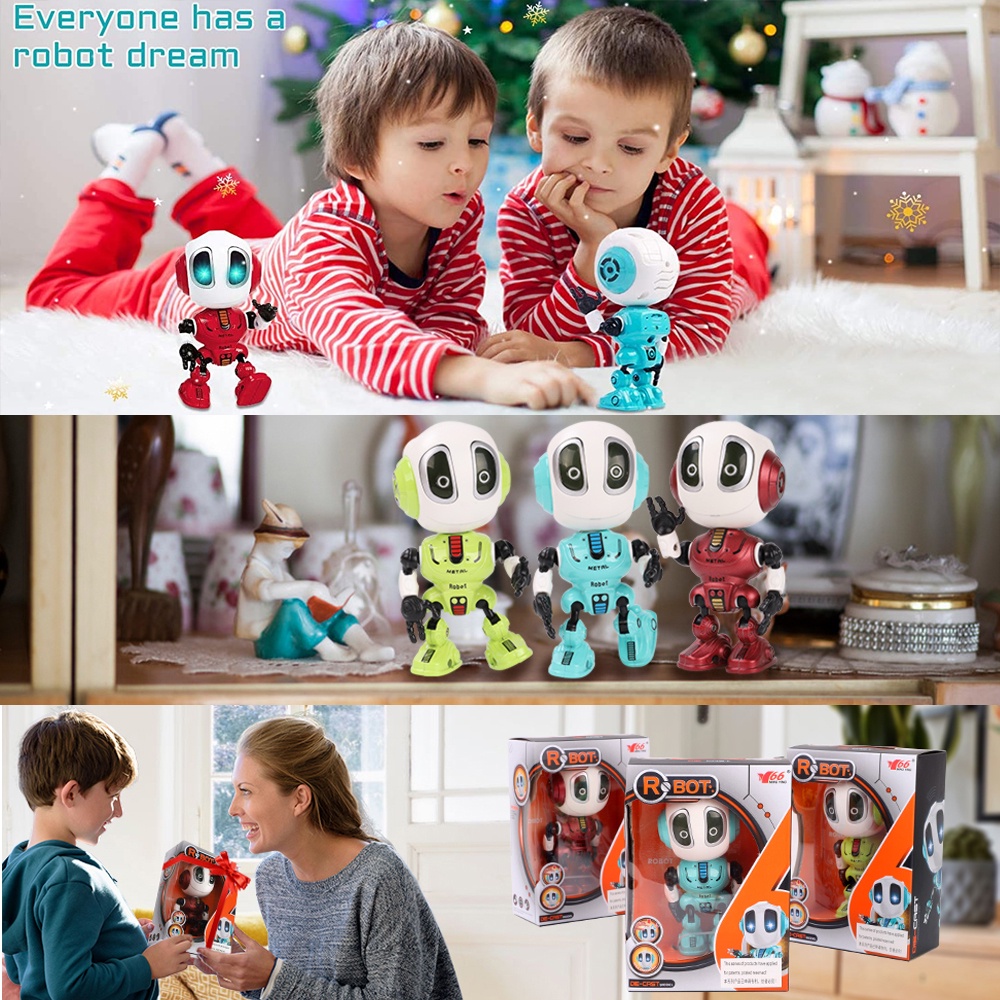 หุ่นยนต์ควบคุมระยะไกลCharging Robots Toys Mini Talking Smart Robot For ...