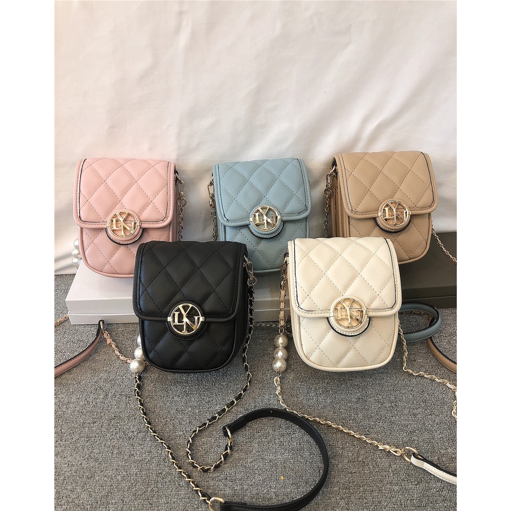กระเป๋าLyn ACCS 2022 Summer New Pearl Decorative Mobile Phone Bag ...