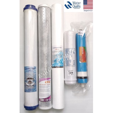 ชุดไส้กรอง ไส้กรองตู้น้ำหยอดเหรียญ PP Carbon Block Gac ไส้กรอง RO 150G ...