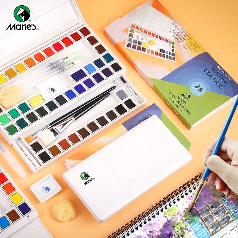Marie s 18243648 colors solid watercolor painting bright color solid ...