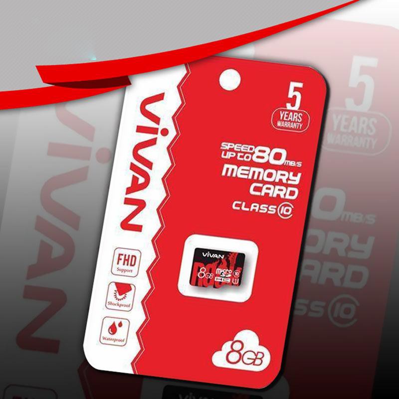 การ์ดหน่วยความจํา 8GB Micro Sd การ์ดหน่วยความจํา Vivan 8GB ...