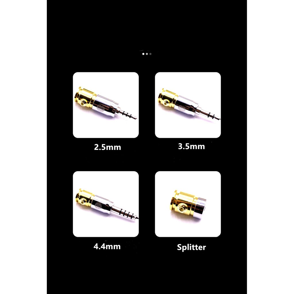 FENGEU HAKUGEI Zi TianLing Three Element Mix Litz Silver Alloy HiFi ...