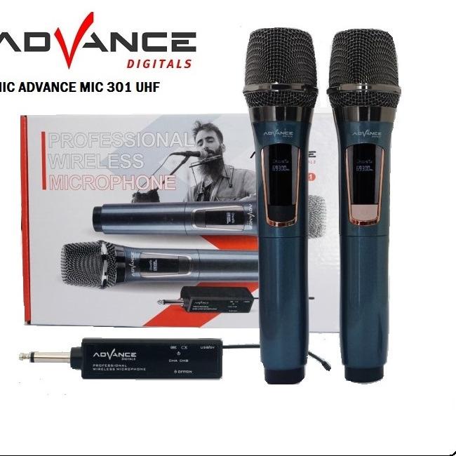 ใหม่ ขายดี ไมโครโฟนไร้สาย advance Mic301 Mic202 mic201 mix karaoke จอ ...