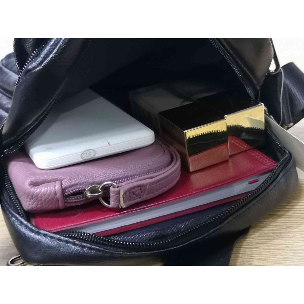 Ready StockMen's Pu Leather Sling Bag Beg Sandang Lelaki Kulit Beg ...