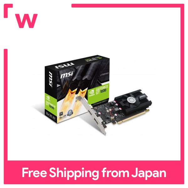 MSI single fan low profile corresponding graphics card GEFORCE GT 1030 ...