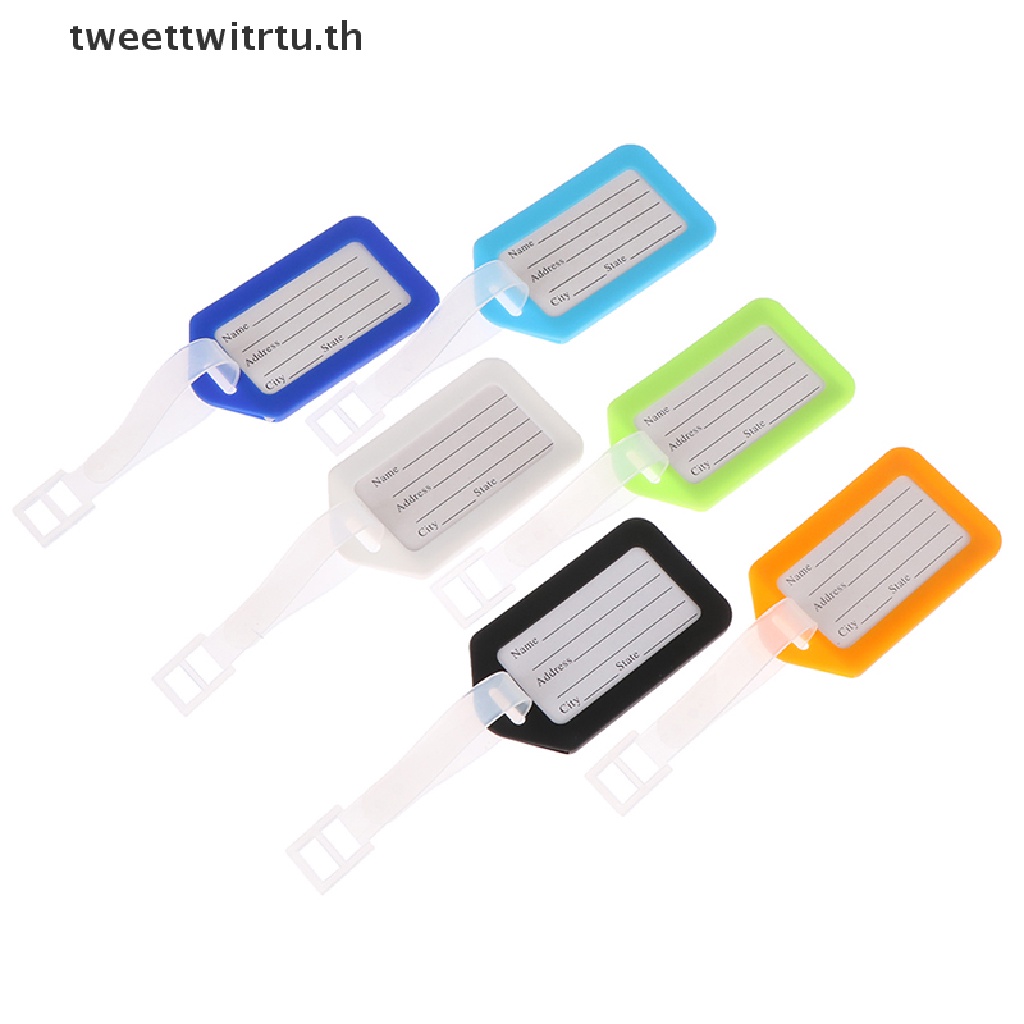 Trtu ป้ายแท็กซิลิกาเจล ลายตัวอักษรน่ารัก แบบพกพา อุปกรณ์เสริม สําหรับ ...