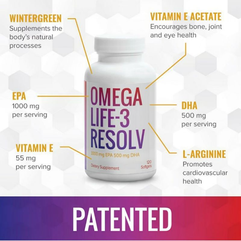 Omega Life3 Resolv UNICITY โอเมก้า รีโซลฟ ยูนิซิตี้ น้ำมันปลาแซลมอน ...