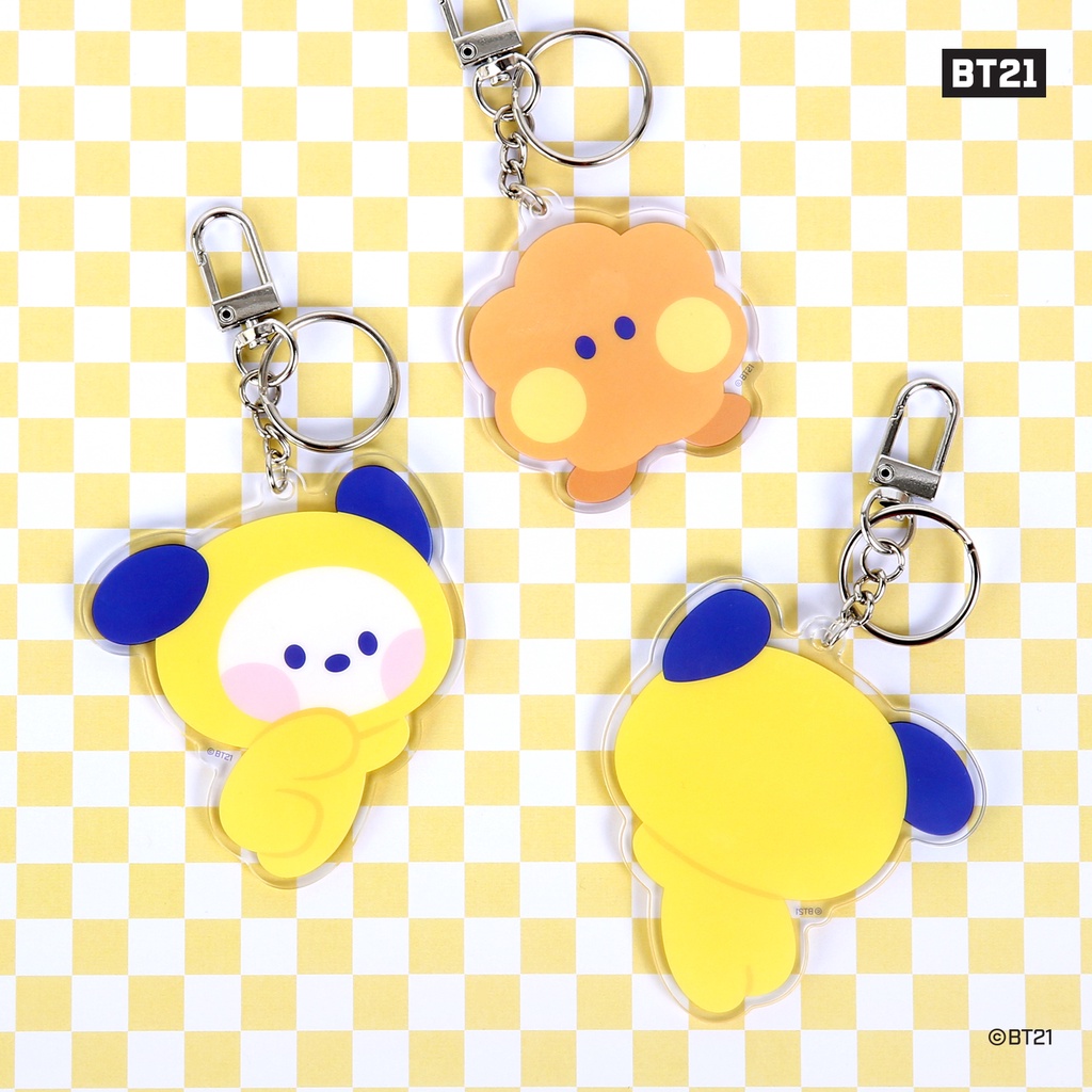 พวงกุญแจ BT21 minini BIG ACRYLIC KEYRING สินค้าพร้อมส่ง - amampaamp - ThaiPick