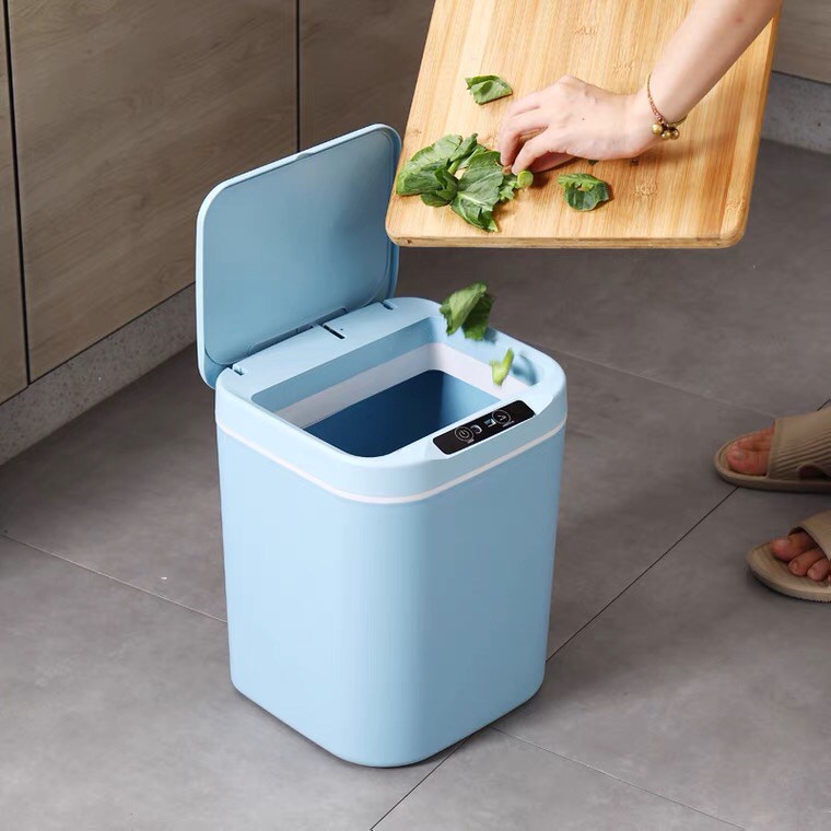 E862 ถังขยะอัตโนมัติ 18L ถังขยะอัจฉริยะ ถังขยะ มีเซนเซอร์เปิด-ปิด ป้องกันกลิ่นและเชื้อโรค ถังขยะ ...