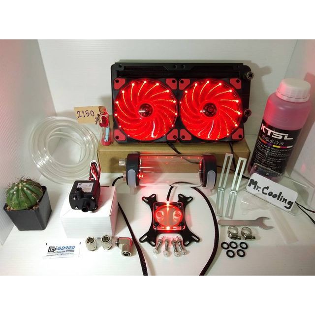 ชุดน้ำระบบเปิดCPU+การ์ดจอ 2ตอน, CPU+GPU Water Cooling Open Loop Set *สี ...
