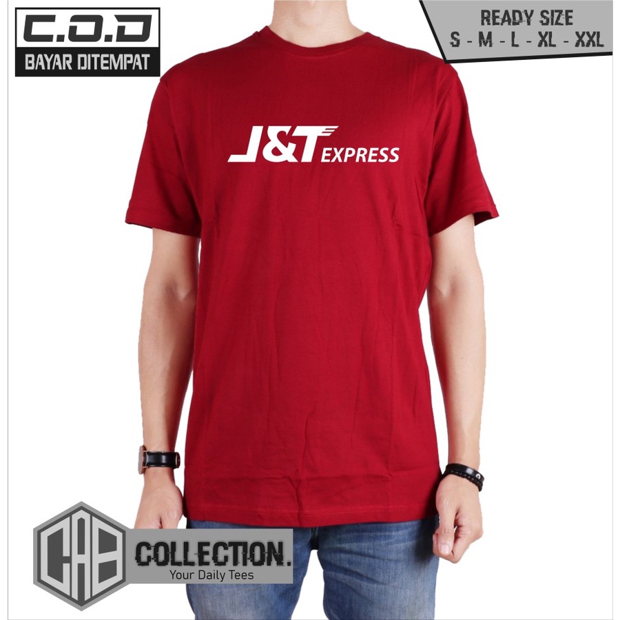 เสื้อยืด พิมพ์ลาย Distro J&T JNT Express J N T & Plain custom สไตล์ ...