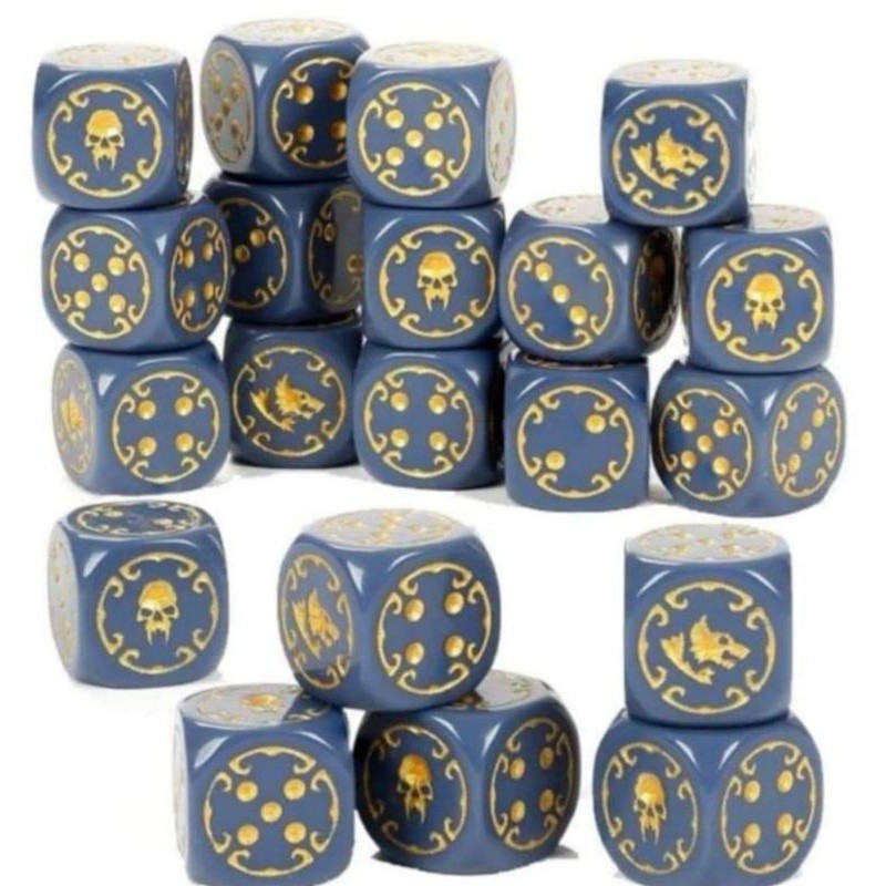 Warhammer 40k space Wolves Dice - nitipongkongsawat - ThaiPick