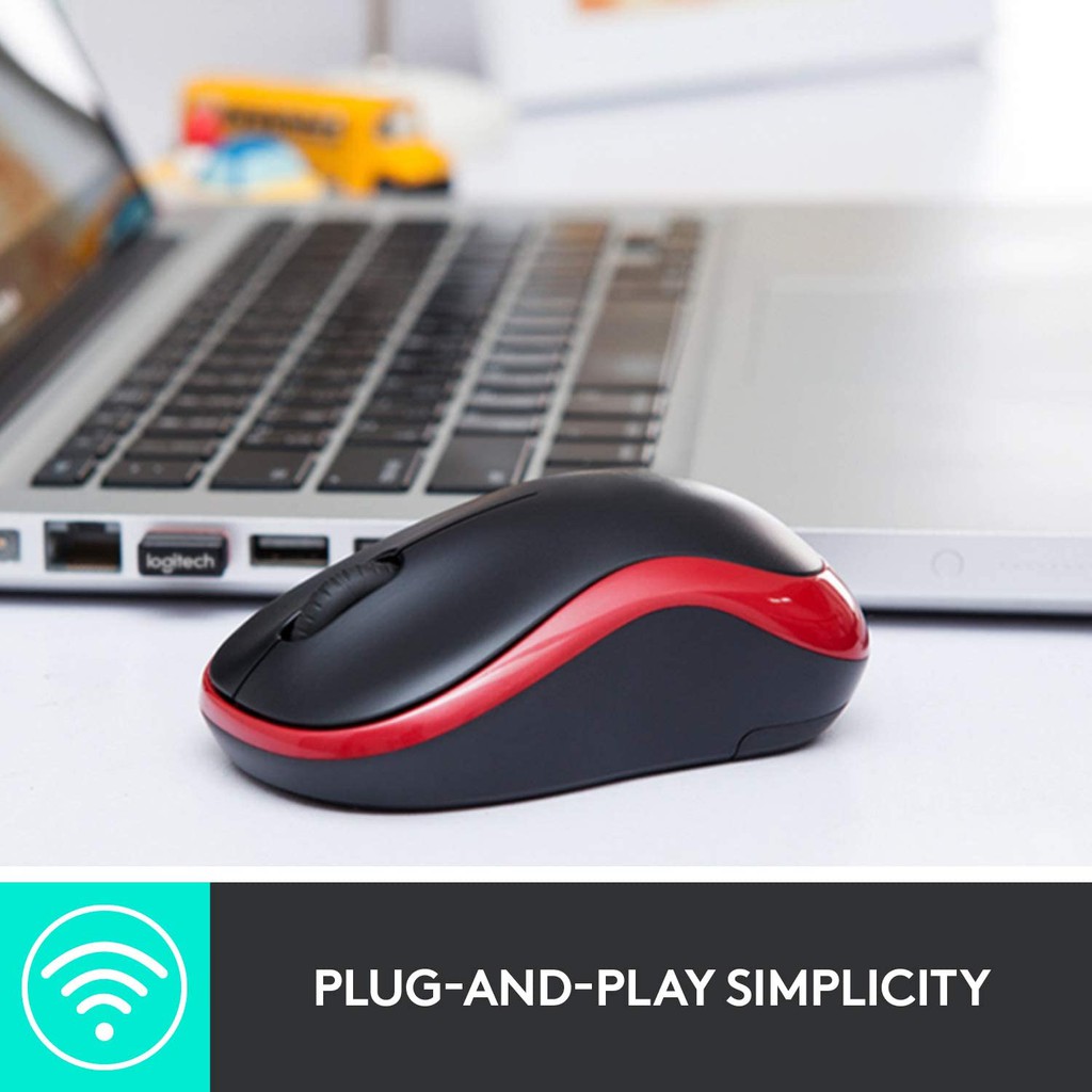 Logitech B175 Wireless Mouse 2.4GHz with USB Mini Receiver 1000 DPI ...