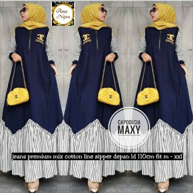 เสื้อคลุมยีนส์ CAPODICIA Maxy โดย Ama Najwa - omahkalingga.th - ThaiPick