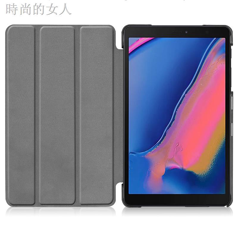 เคสหนังสําหรับ Samsung Galaxy Tab A 8 . 0 นิ้ว 2019 Sm - P 205 Tablet ...