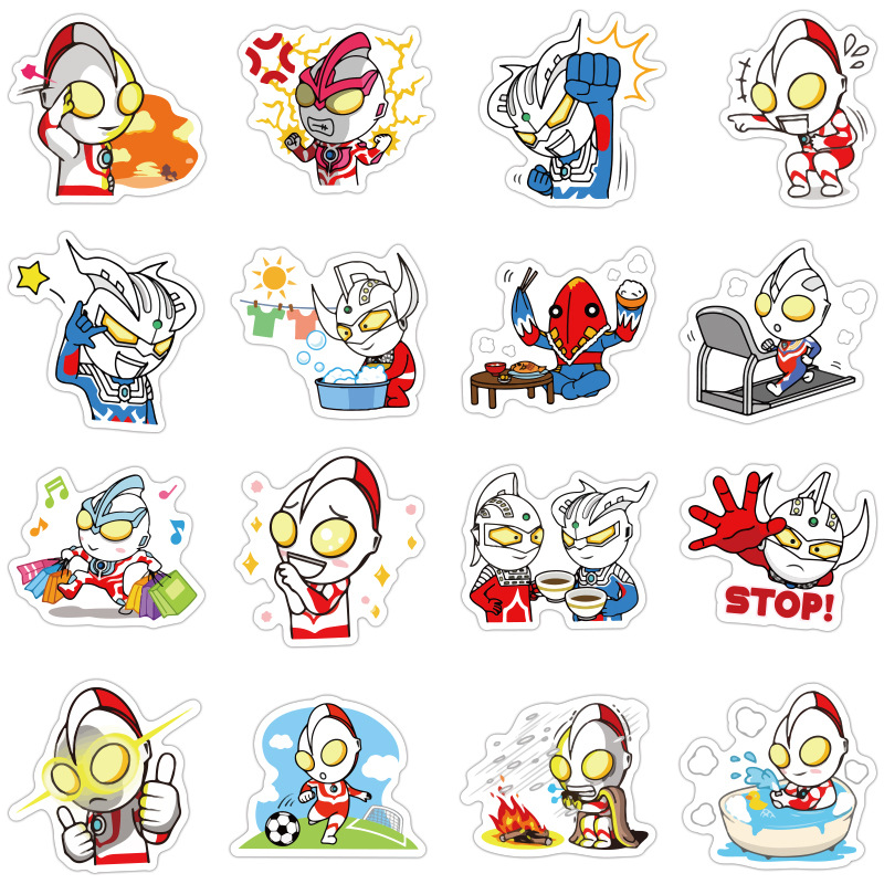อุลตร้าแมน Ultraman อนิเมะ sticker สติกเกอร์กันน้ำรูปแบบที่แตกต่างกัน ...