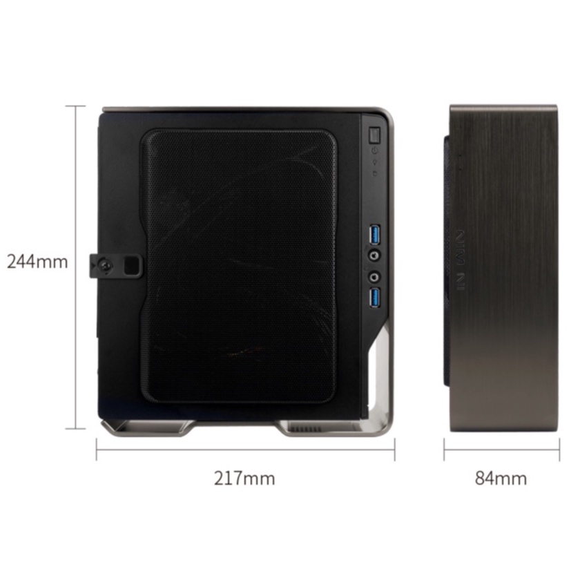 Case PSU Gold INWIN Chopin Pro Titanium Grey itx ( เคส เปล่า พาวเวอร์ ...