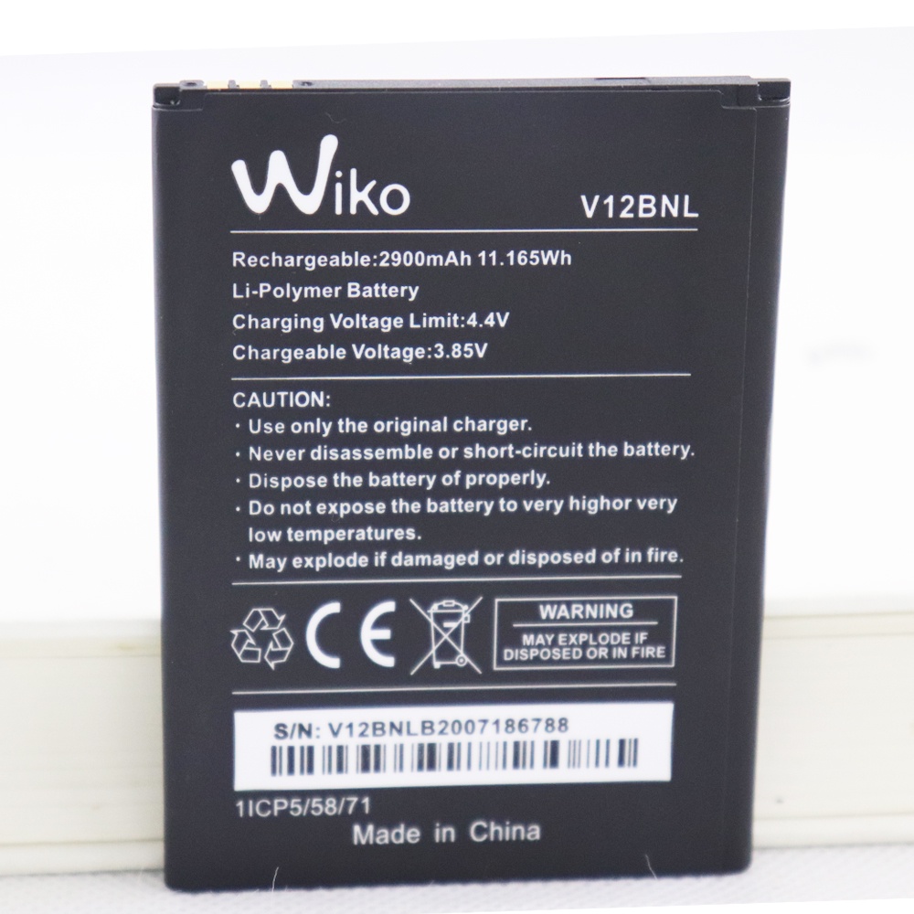 3.85V 2900mAh Battery For Wiko Harry 2 Harry2 V12BNL Mobile Phone ...