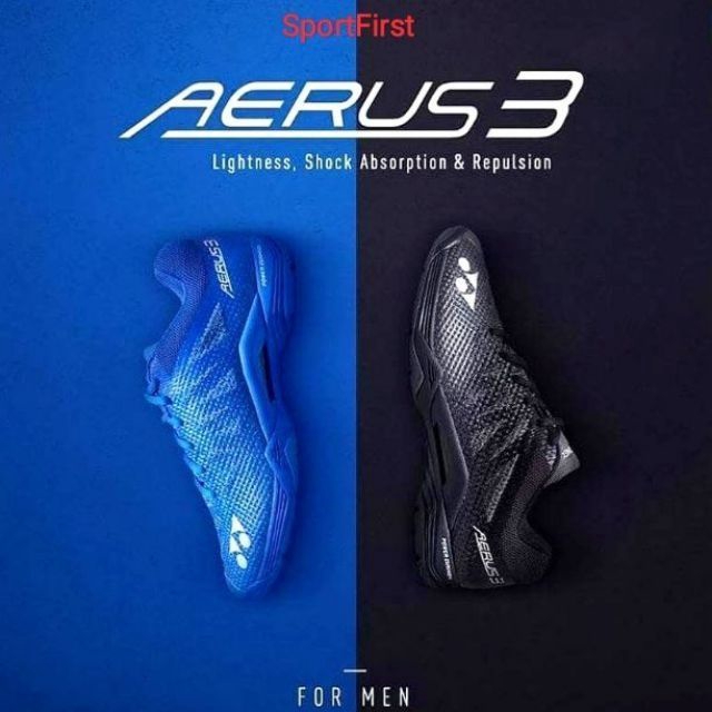รองเท้าผ้าใบสีแดง YONEX รองเท้ากีฬา AERUS 3 POWER CUSHION BADMINTON ...