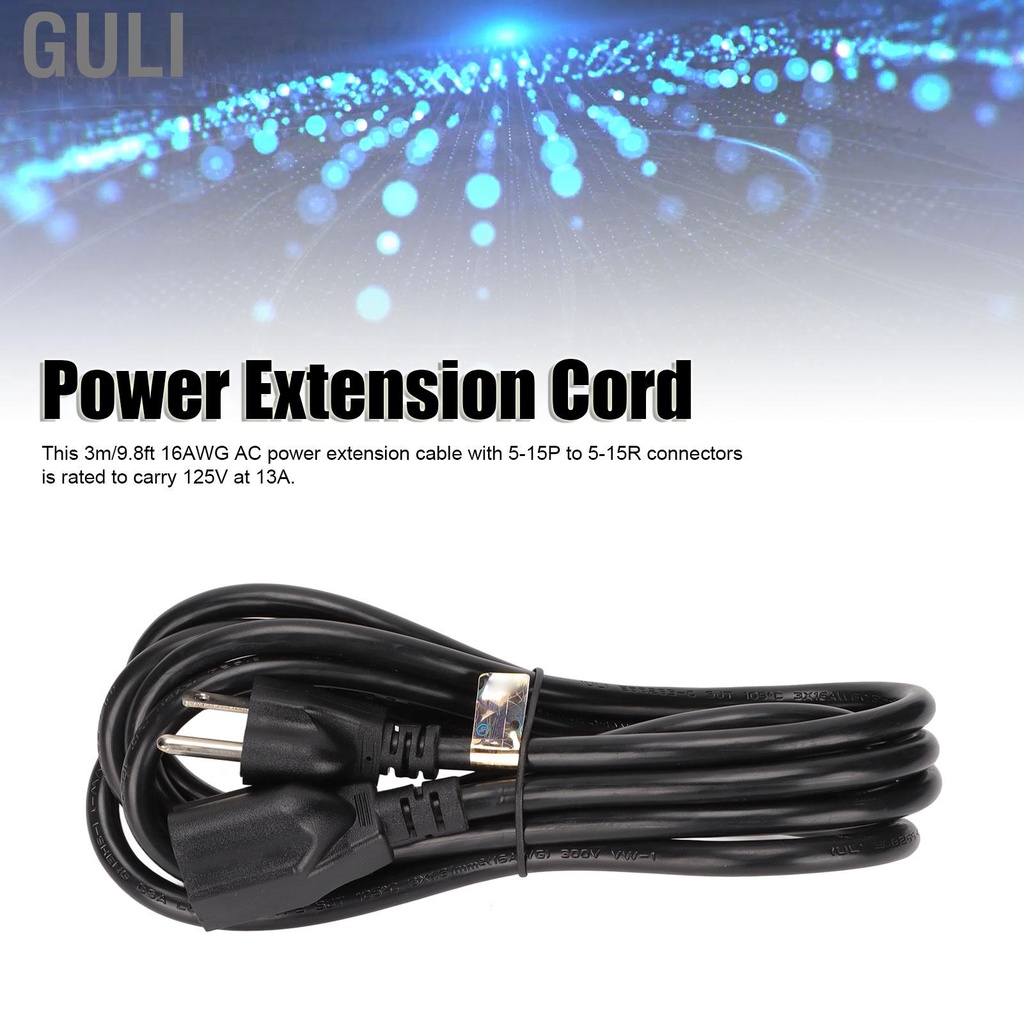 Guli 515P To 515R Extension Cord 16AWG For Workstation Home Office US Plug NEW - guli.th - ThaiPick
