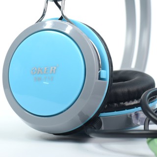 หูฟัง OKER SM-712 (Blue) | Shopee Thailand