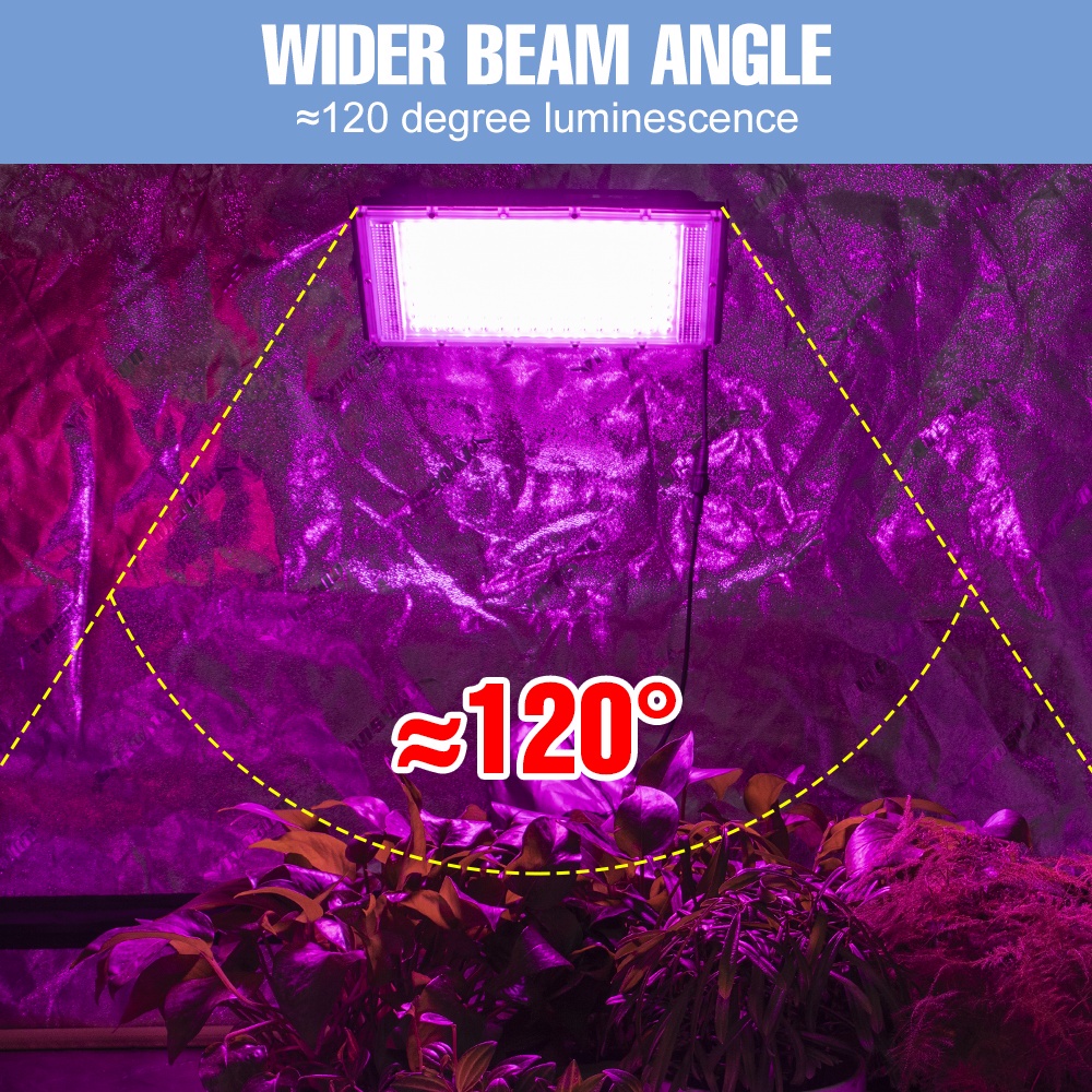 200W Grow น้ำท่วม AC220V Full Spectrum LED Plant โคมไฟ Phyto โคมไฟ IP65 ...
