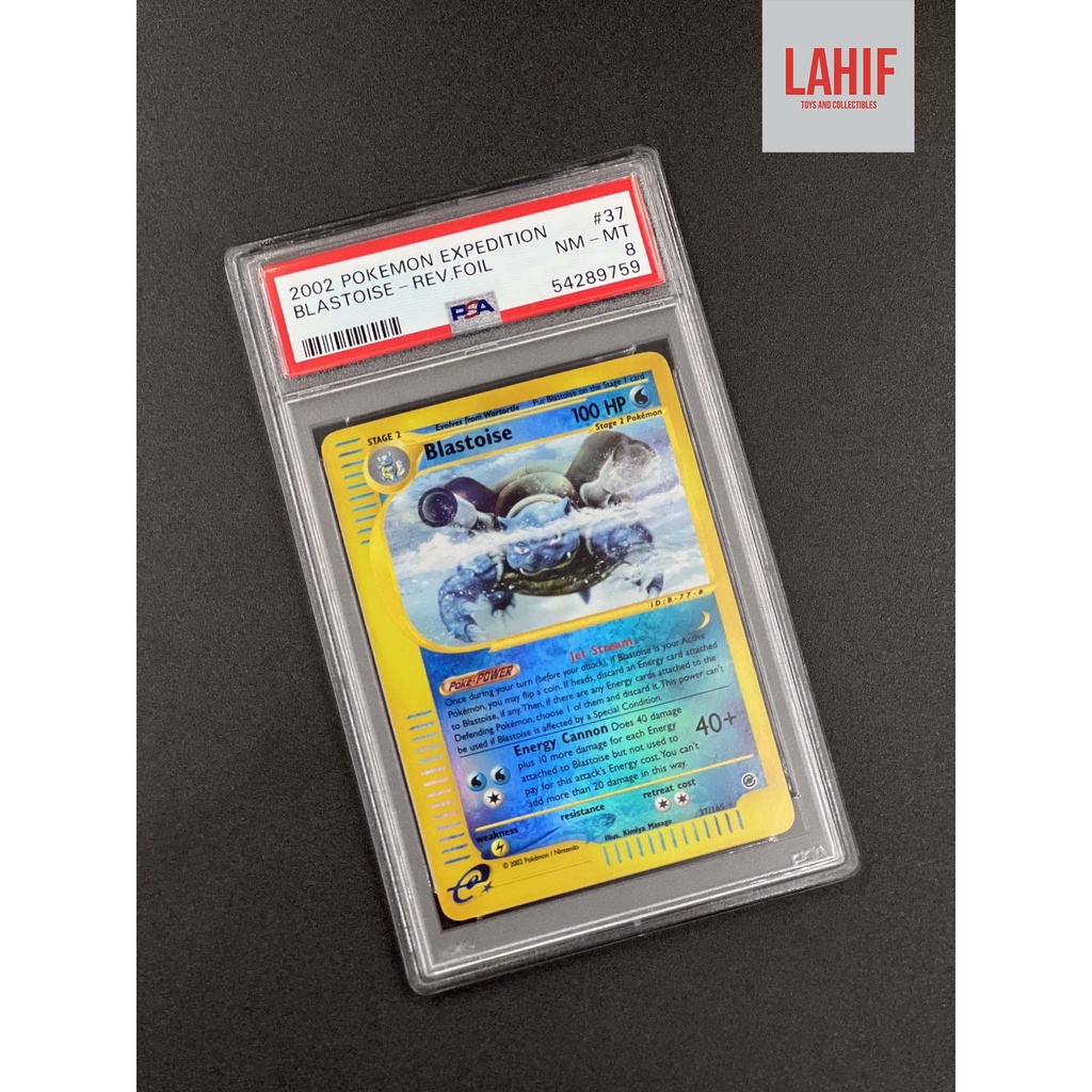 Pokemon TCG Blastoise Reverse Holo 2002 PSA8 [ENG] | Shopee Thailand