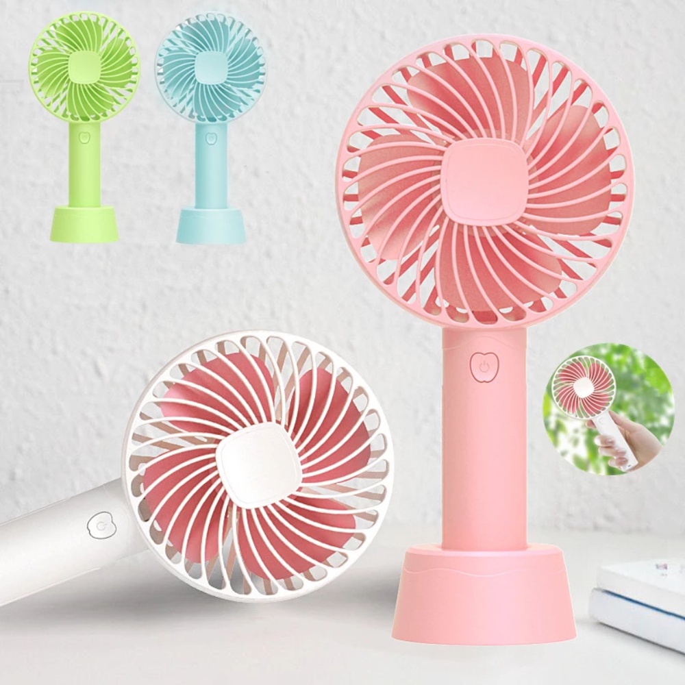 Leafless fan small fan portable handheld cartoon cute USB charging fan ...