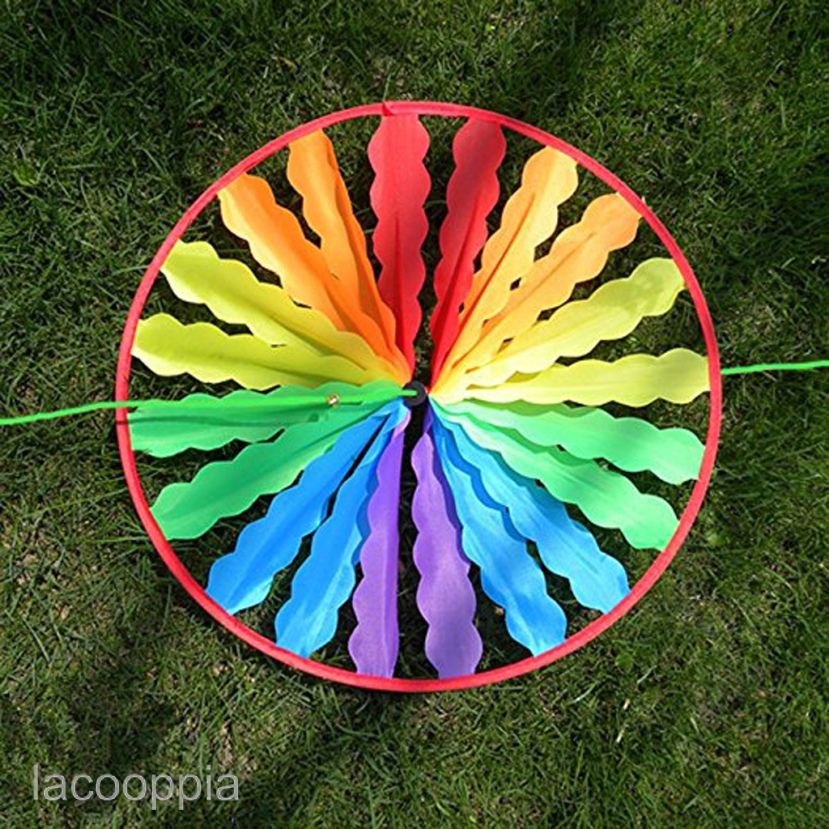 10m Colorful Windmills String 8 Whirligig Wheels Garden Yard Camping ...