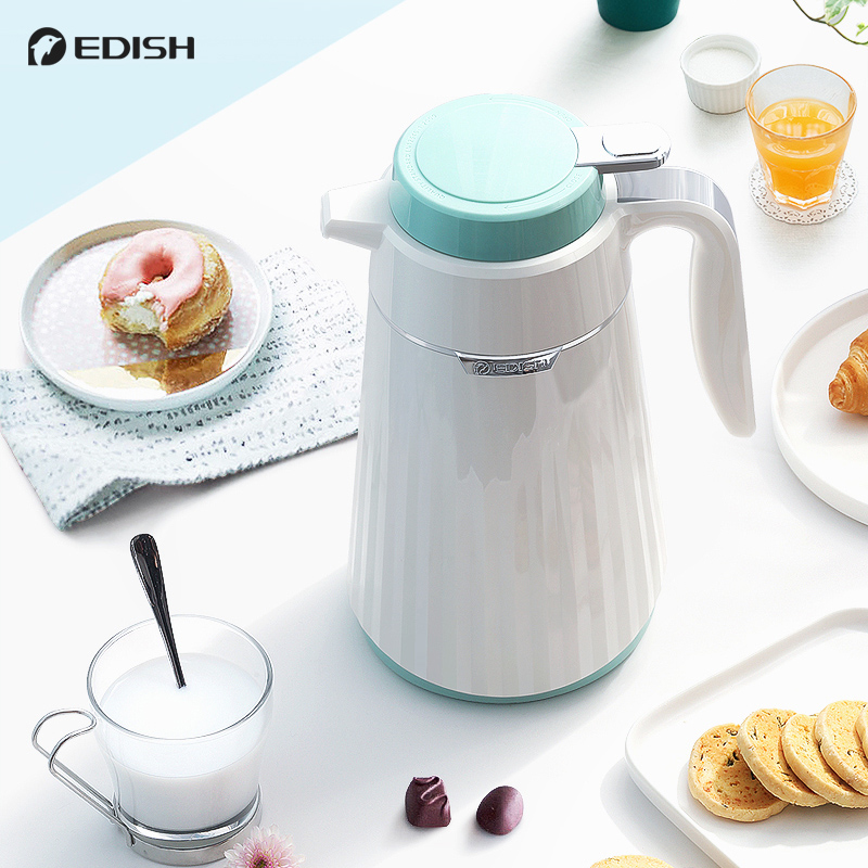 พร้อมส่งกระติกน้ำร้อนพกพาEDISHบ้านหม้อฉนวนกันความร้อนฉนวนกันความร้อนกา ...