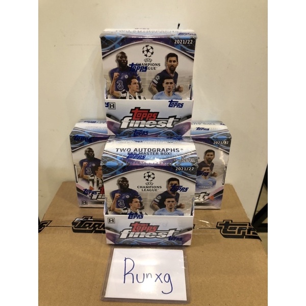 พร้อมส่ง 2021-22 Topps Finest UEFA Champions League Soccer Hobby Box - rungrrb42 - ThaiPick