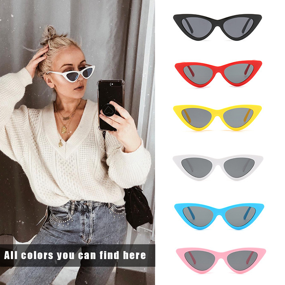 Expen Women Cat Eye Sunglasses Sexy Anti Uv Sunglasses Anti Reflective