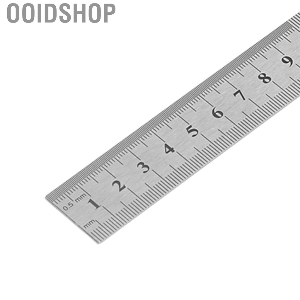 Ooidshop 30cm Ruler Measurable Length Clear Scale Accurate Stainless ...