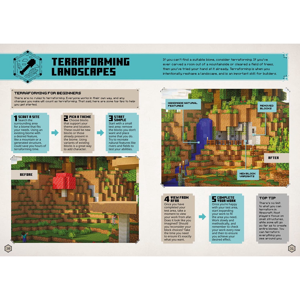 Querida หนังสือภาษาอังกฤษ All New Official Minecraft Creative Handbook ...