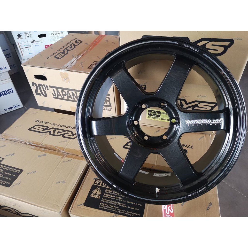 (ล้อแท้) (ของใหม่) Rays TE37 SUV Forged ขอบ 20 กว้าง 8.5 offset +15 สี ...