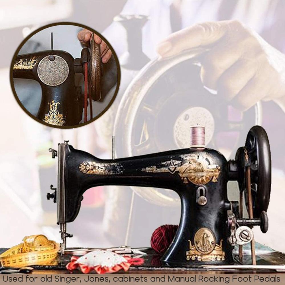 MALCOLM Manual Rocking Foot Pedal Belt Cowhide Treadle Part Leather ...