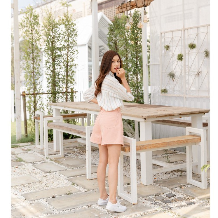 Basic shirt in Choco - sendai.bysupa - ThaiPick