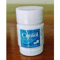 ((ส่งจากร้านยา))((ฟ้า-ขาว))Cemol พารา ฟ้า-ขาว 500 มก. 100 เม็ดพร้อมส่ง ...