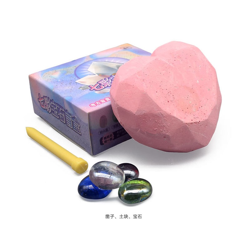 เตรียมจัดส่งยกกล่อง i-Dig ของเล่น ขุดฟอสซิล ของเล่นขุดอัญมณี Heart Gem ...