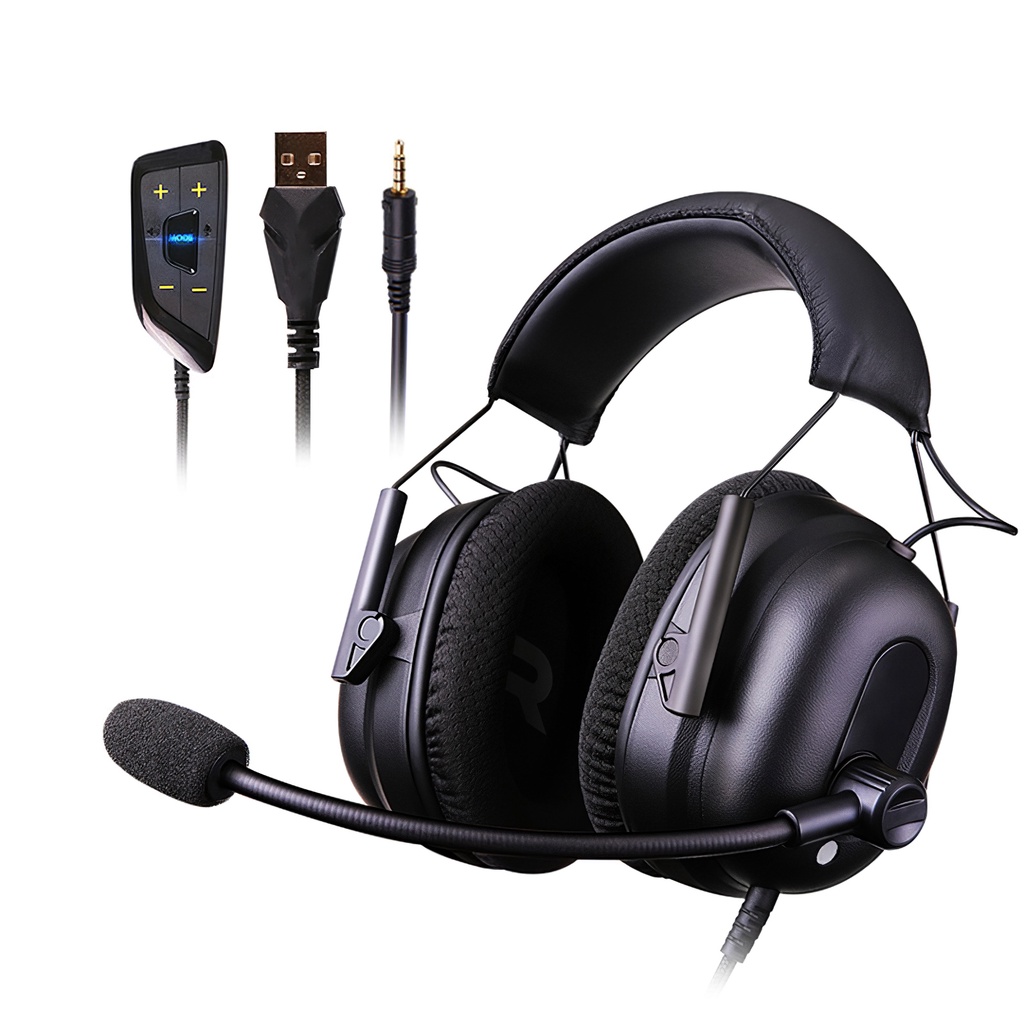 หูฟังrofession Gaming Headset Builtin Virtual 7.1 Channel Headhone fit ...