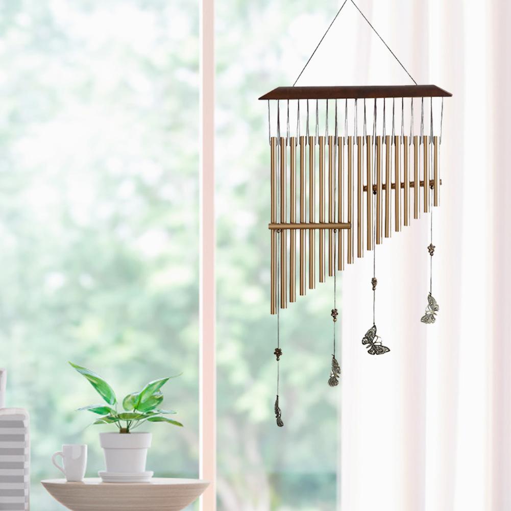Harp Aluminum Tube Wind Chimes Home Decoration Metal Ornaments ...