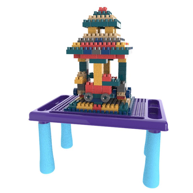 Children's Building Block Assembly Educational Toys Building Table ...