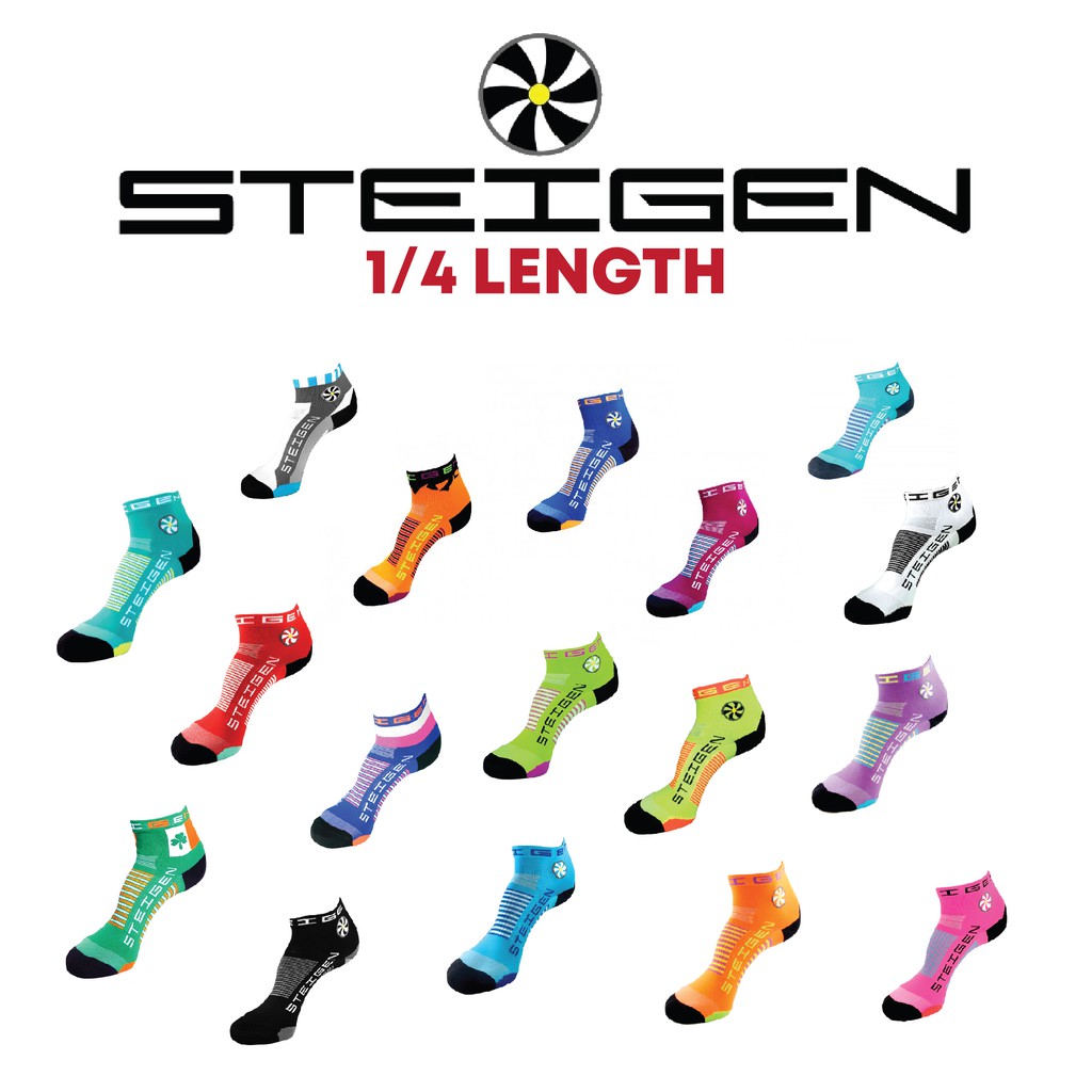 ถุงเท้าวิ่ง STEIGEN HALF LENGTH SOCKS 12 ONE SIZE FIT ALL ...