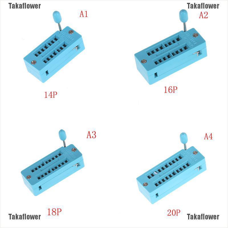 ซ็อกเก็ตอุปกรณ์ทดสอบ Universal Zif 14 16 18 20 24 28 32 40 Pin Ic ...