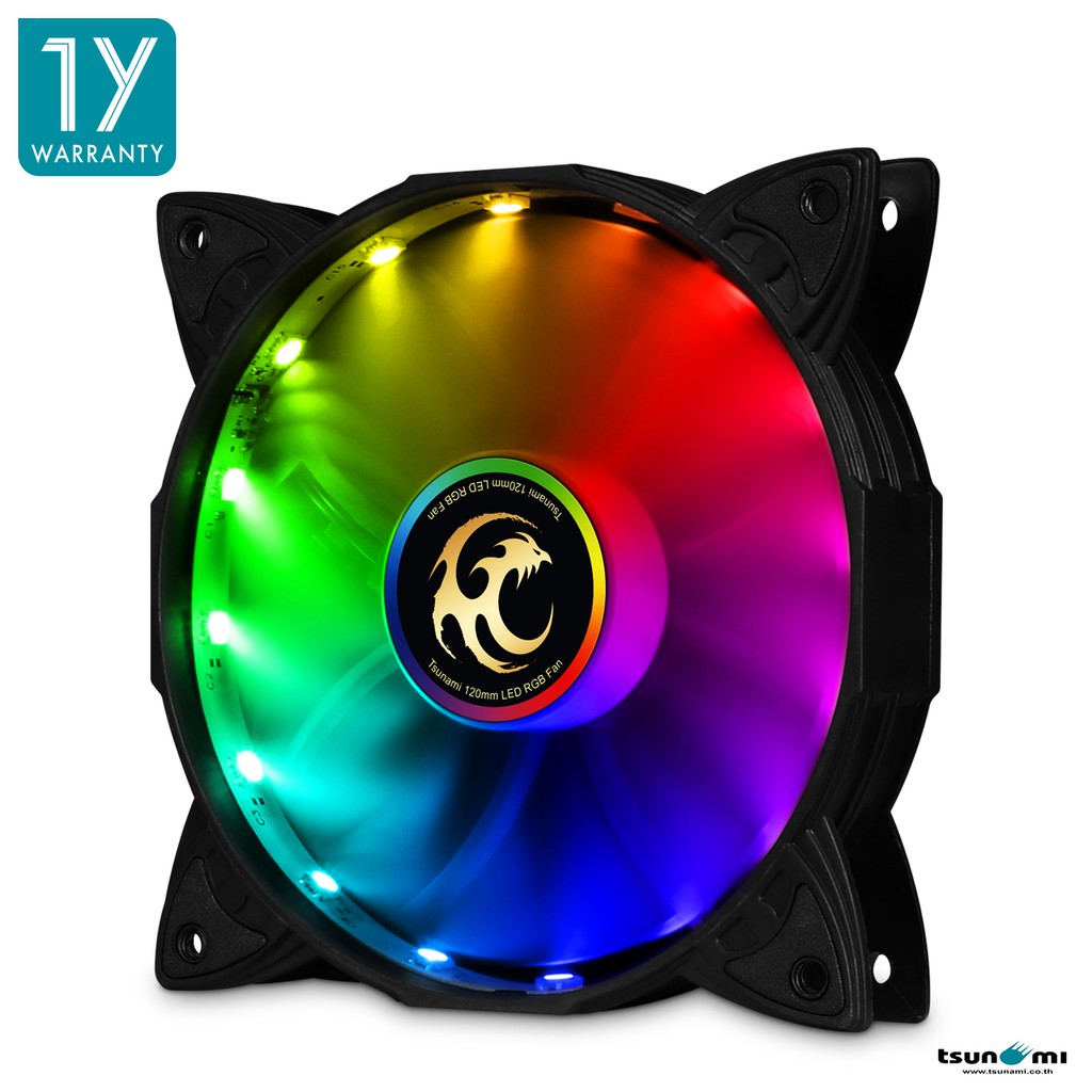 [⚡Flash Sale ⚡] Tsunami (cRGB Sync) ABLAZE Series RGB Cooling Fan X3 ...