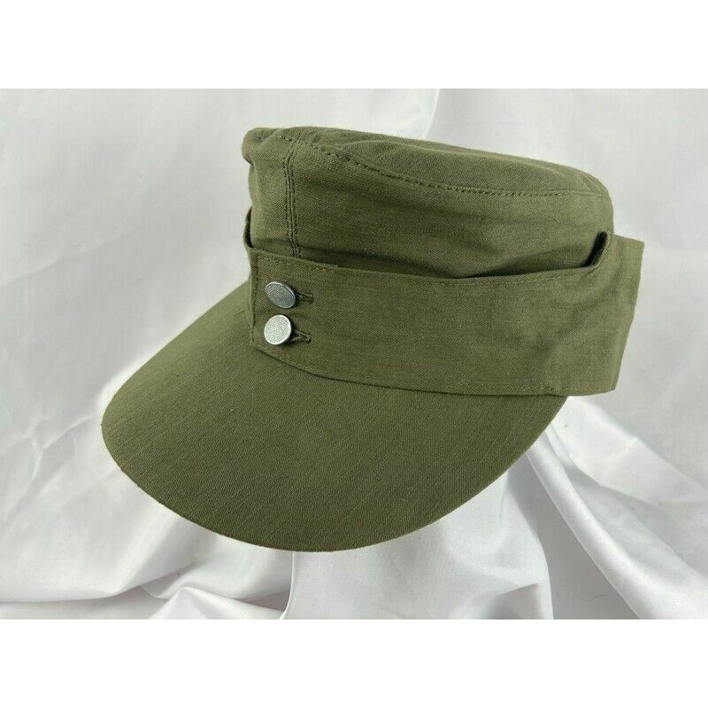 WW2 WWII GERMAN ARMY AFRIKA KORPS SUMMER PANZER M43 FIELD COTTON HAT ...