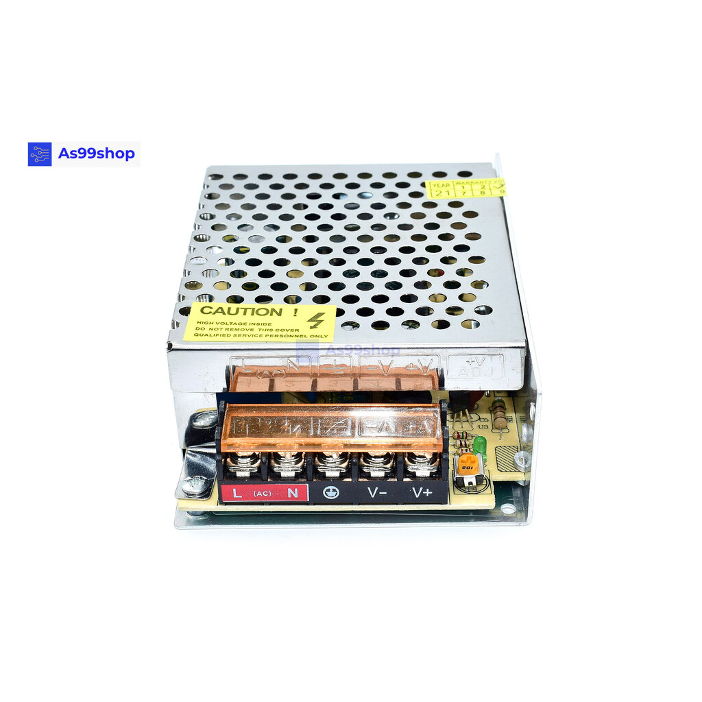 Switching Power Supply สวิตชิ่งเพาเวอร์ซัพพลาย 5V 6A 30W(สีเงิน) S-30-5 ...