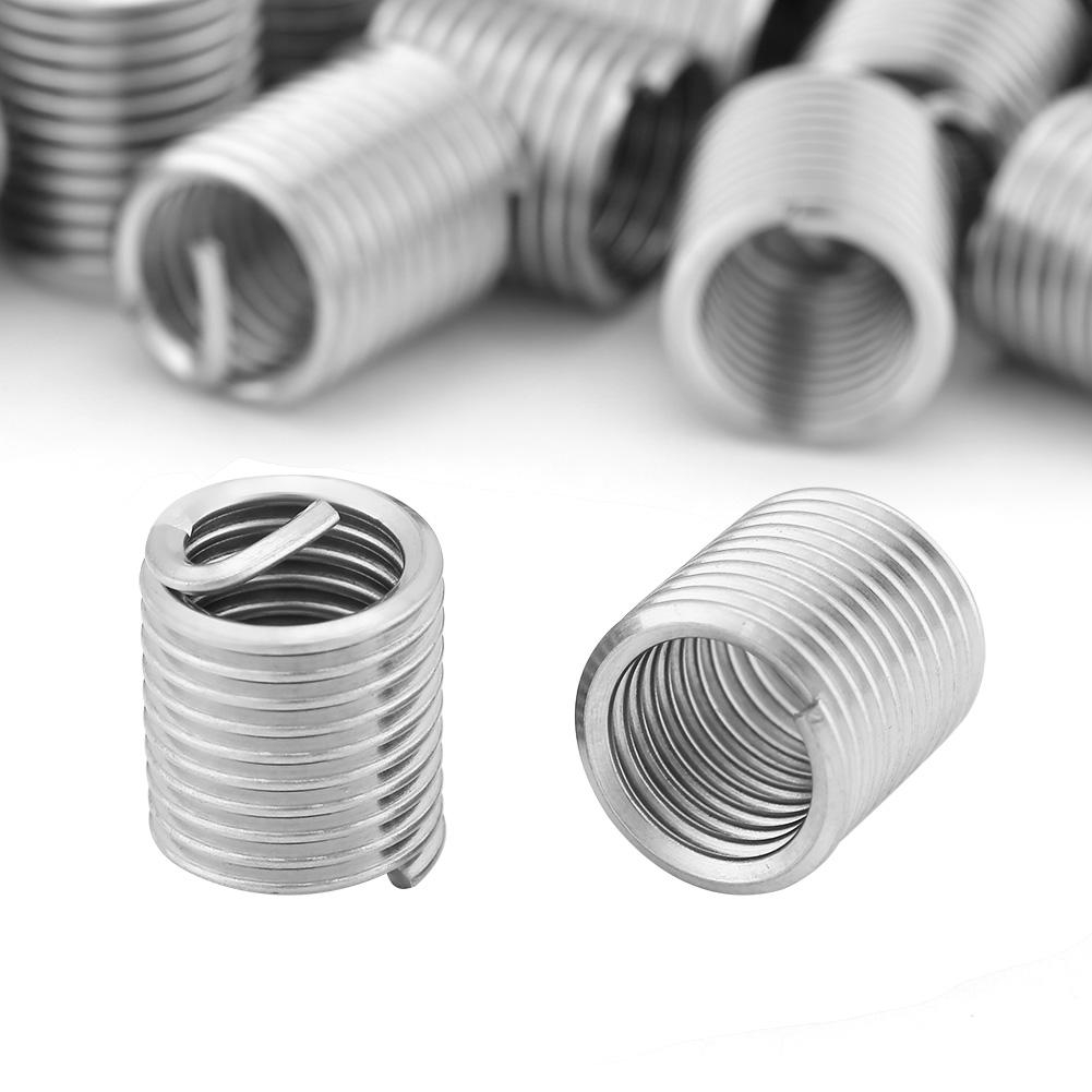 x Wire 25 Helical Steel Inserts 1 Thread x Stainless 2D M8 Length ...