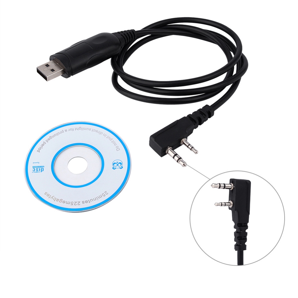 .USB Programming Cable for Baofeng UV-5R 888S for Kenwood Radio Walkie ...