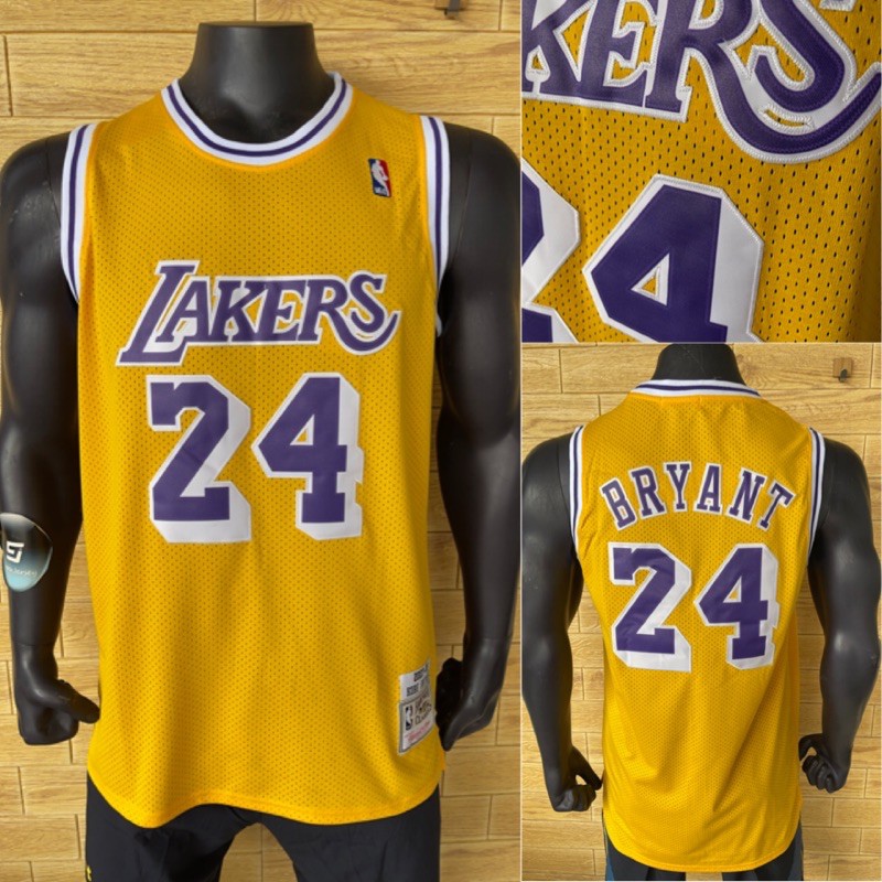 เสื้อกีฬาบาสเก็ตบอล Nba Hardwood Classics Mitchell & Los Angeles Lakers ...